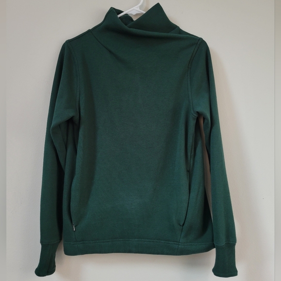 Athleta | Sweaters | Athleta Karma Pullover Sweater Green Womens Size ...